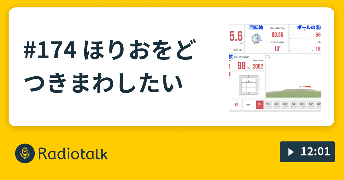 #174 ほりおをどつきまわしたい - しゅんすけラジオ - Radiotalk(ラジオトーク)