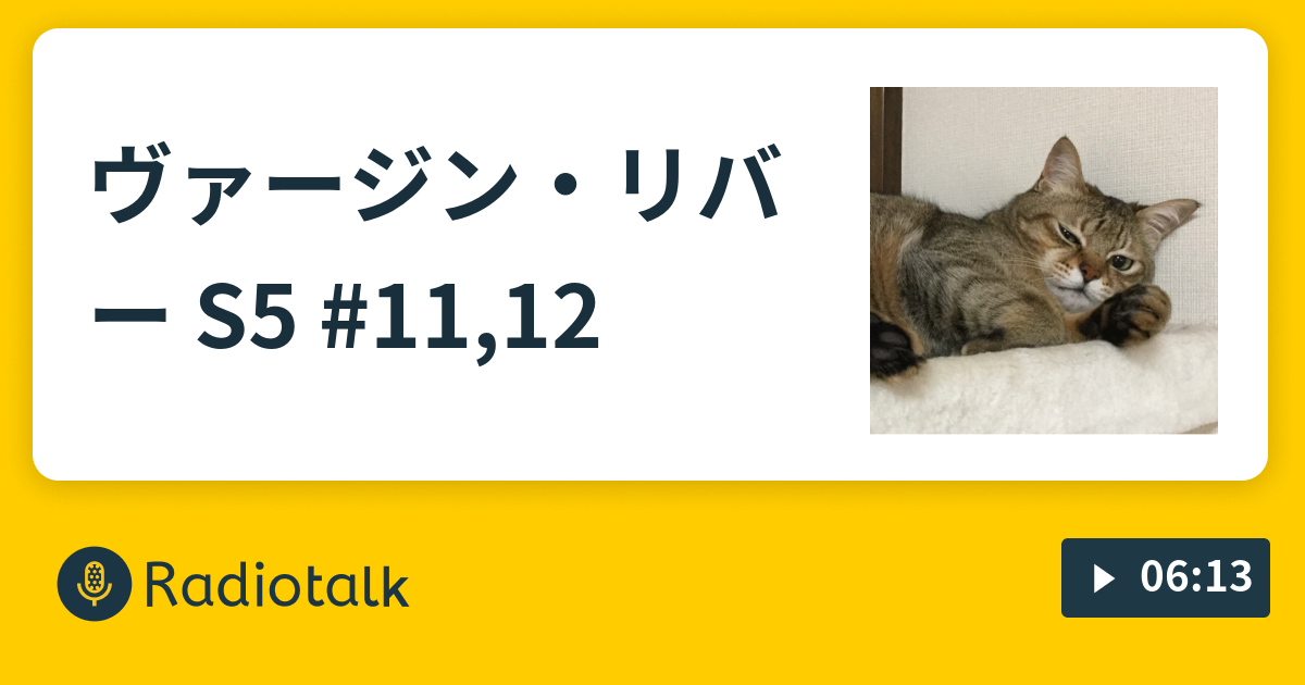 ヴァージン・リバー S5 #11,12 - あさみの視聴履歴 - Radiotalk(ラジオトーク)