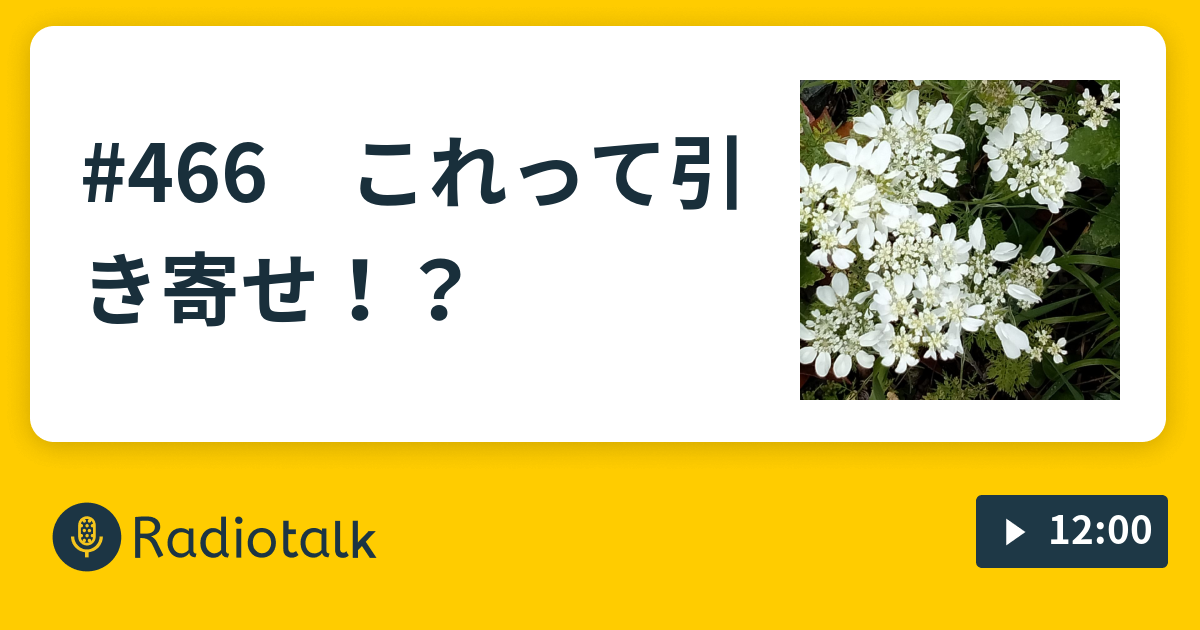 #466 これって引き寄せ！？ - じゅんきちは行く - Radiotalk(ラジオトーク)