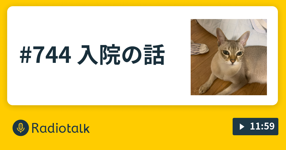 #744 入院の話 - 必殺！十九人の3F無敵ラジオ - Radiotalk(ラジオトーク)
